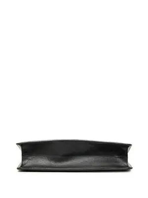 Loewe 1990-2020 Leather Anagram Envelope Wristlet Clutch Bag