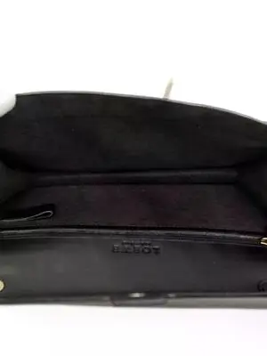 Loewe 1990-2020 Leather Anagram Envelope Wristlet Clutch Bag