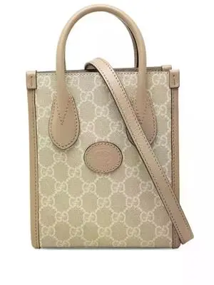 Gucci Mini Gg Supreme Interlocking G Satchel