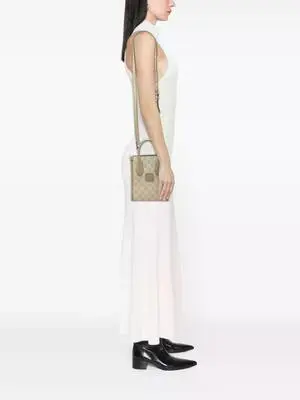 Gucci Mini Gg Supreme Interlocking G Satchel