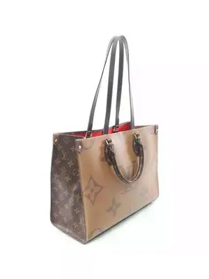 LOUIS VUITTON Monogram Giant Reverse Onthego Mm Tote Bag - Brown