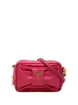 Prada Tessuto Fiocco Bow Camera Bag Crossbody Bag