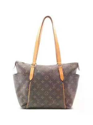 LOUIS VUITTON Monogram Canvas Tote Bag - Brown