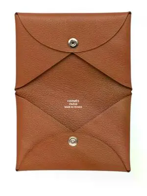 Hermès 2024 Epsom Calvi Card Holder