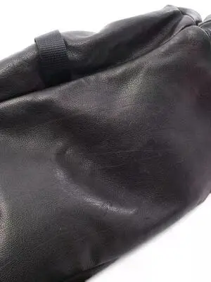 Prada Leather Triangle Logo Backpack