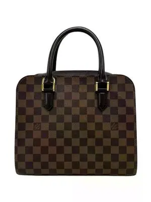 LOUIS VUITTON Damier Ebene Triana Handbag