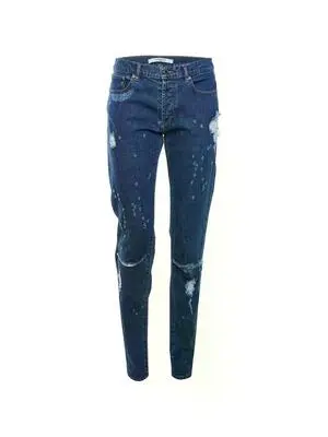 Givenchy Distressed Slim Fit Jeans