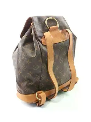 LOUIS VUITTON Montsouris Monogram Canvas Backpack - Brown