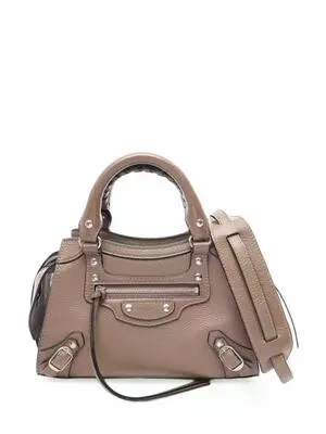 Balenciaga 2010s Mini Neo Classic City Handbag - Brown