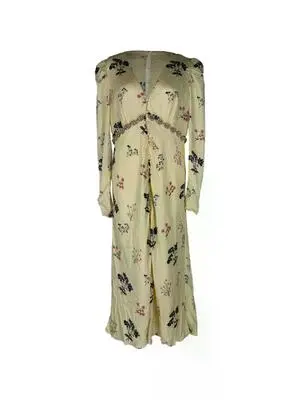 SELF-PORTRAIT Floral-print Crystal-embellished Dress