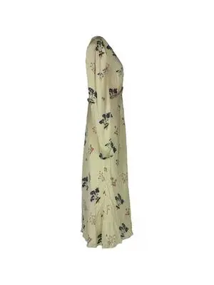 SELF-PORTRAIT Floral-print Crystal-embellished Dress