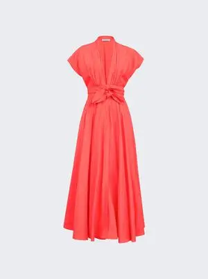 ALAÃA Alaïa Belted Midi Dress