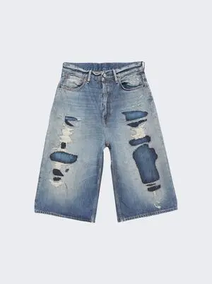 Acne Studios Mended Denim Shorts