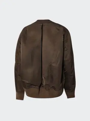 Sacai Nylon Twill & Cotton Knit Cardigan