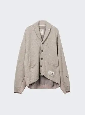 Men's Gray Knit Cardigans
