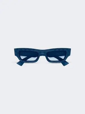 Gucci Rectangular Gg Monogram Sunglasses