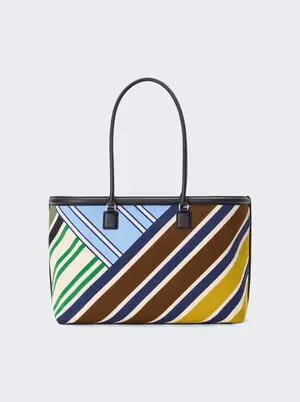 Loewe Oversized Embroidered Canvas Tote