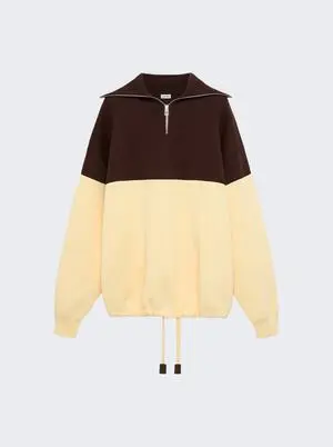 Loewe Sweater Brown And Yellow