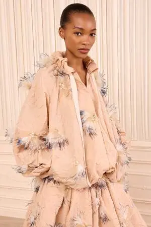 Ulla Johnson Roux Embellished Nylon Jacket