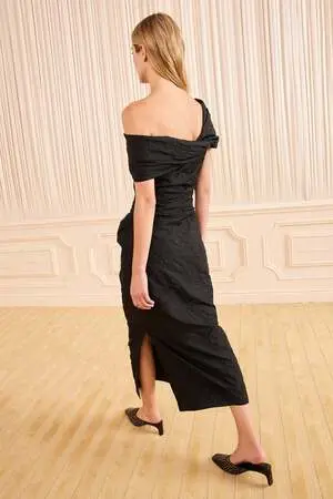 Ulla Johnson Violeta Off-the-shoulder Cloque Dress