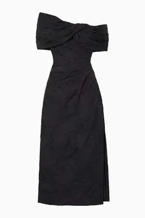 Ulla Johnson Violeta Off-the-shoulder Cloque Dress