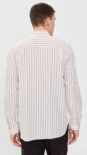 Orlebar Brown Justin Fine Stripe Button Down Shirt