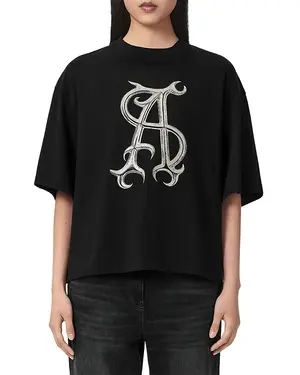 ALLSAINTS Reflex Amelie Cotton Graphic Tee