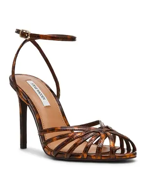 Steve Madden Mizuna Printed Suede Stiletto Sandals