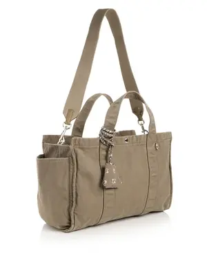 Madewell The Weekend Washed Canvas Tote - Pressed Sage