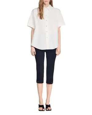 Sandro Pleated Back Shirt