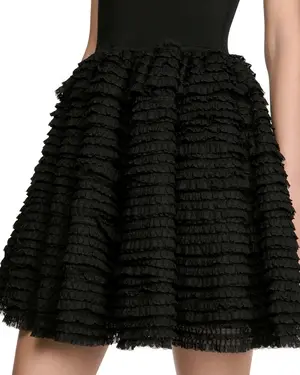 Sandro Dua Ruffled Mini Dress