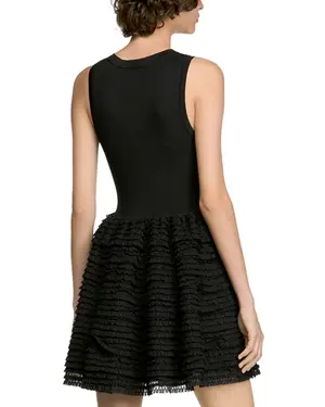 Sandro Dua Ruffled Mini Dress