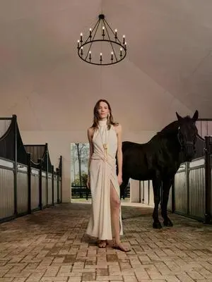 Johanna Ortiz Retro Drape Maxi Dress