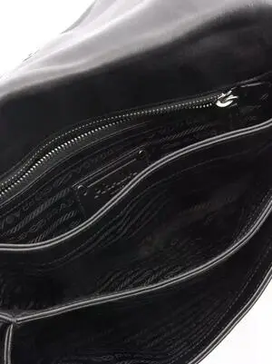 Prada Leather Frill Chain Shoulder Bag
