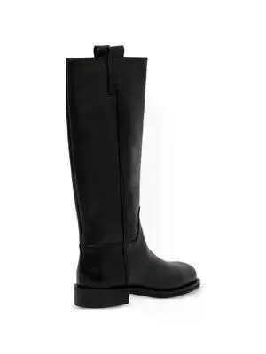 Patrizia Pepe Logo-plaque Leather Boots