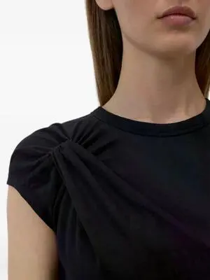 Closed Knotted Detail T-shirt