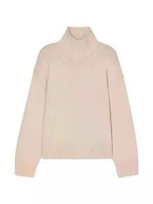Closed Ribbed-knit Turtleneck Sweater - Neutrals