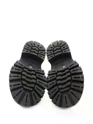 Balenciaga Leather Tractor Loafers