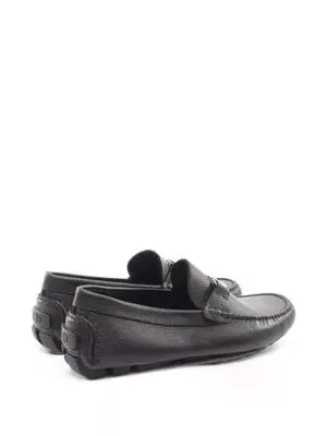Dior Leather Cd Logo Loafers