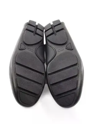Dior Leather Cd Logo Loafers