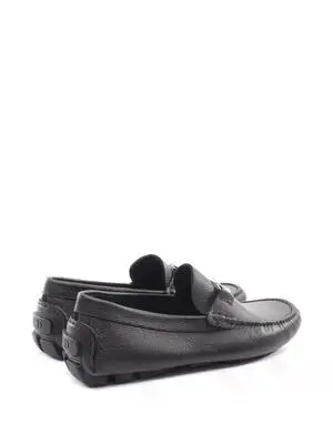 Dior Leather Cd Logo Loafers