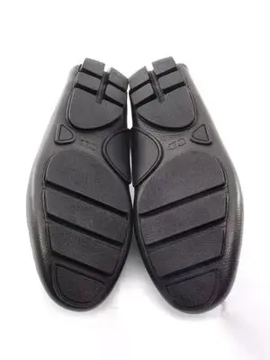 Dior Leather Cd Logo Loafers
