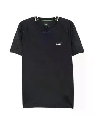 BOSS Logo-print Raglan-sleeve T-shirt