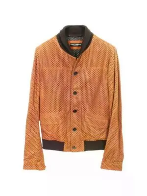 Dolce & Gabbana Perforated Leather Jacket