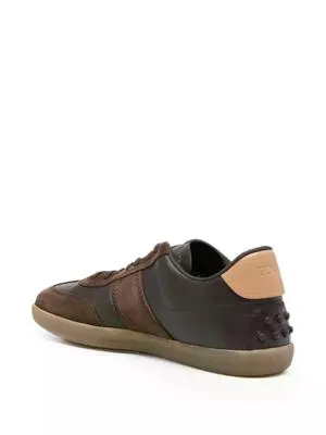 TOD'S Paneled Suede Sneakers