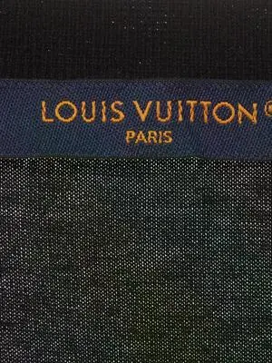 LOUIS VUITTON Embroidered-logo Crew-neck T-shirt