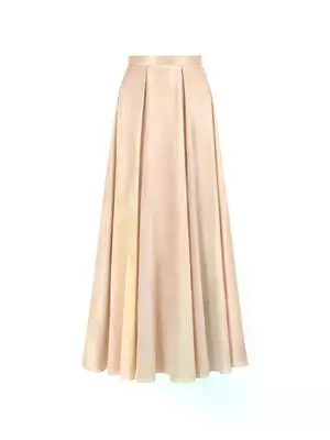 TEMPERLEY LONDON Amerie Pleated Maxi Skirt - Neutrals