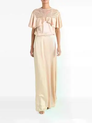 TEMPERLEY LONDON Amerie Pleated Maxi Skirt
