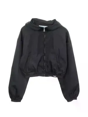 Prada Hooded Zip-up Jacket