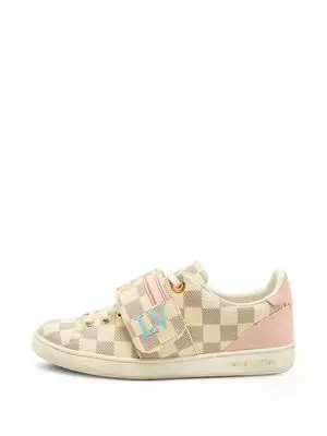 LOUIS VUITTON Frontrow Touch-strap Sneakers - Brown